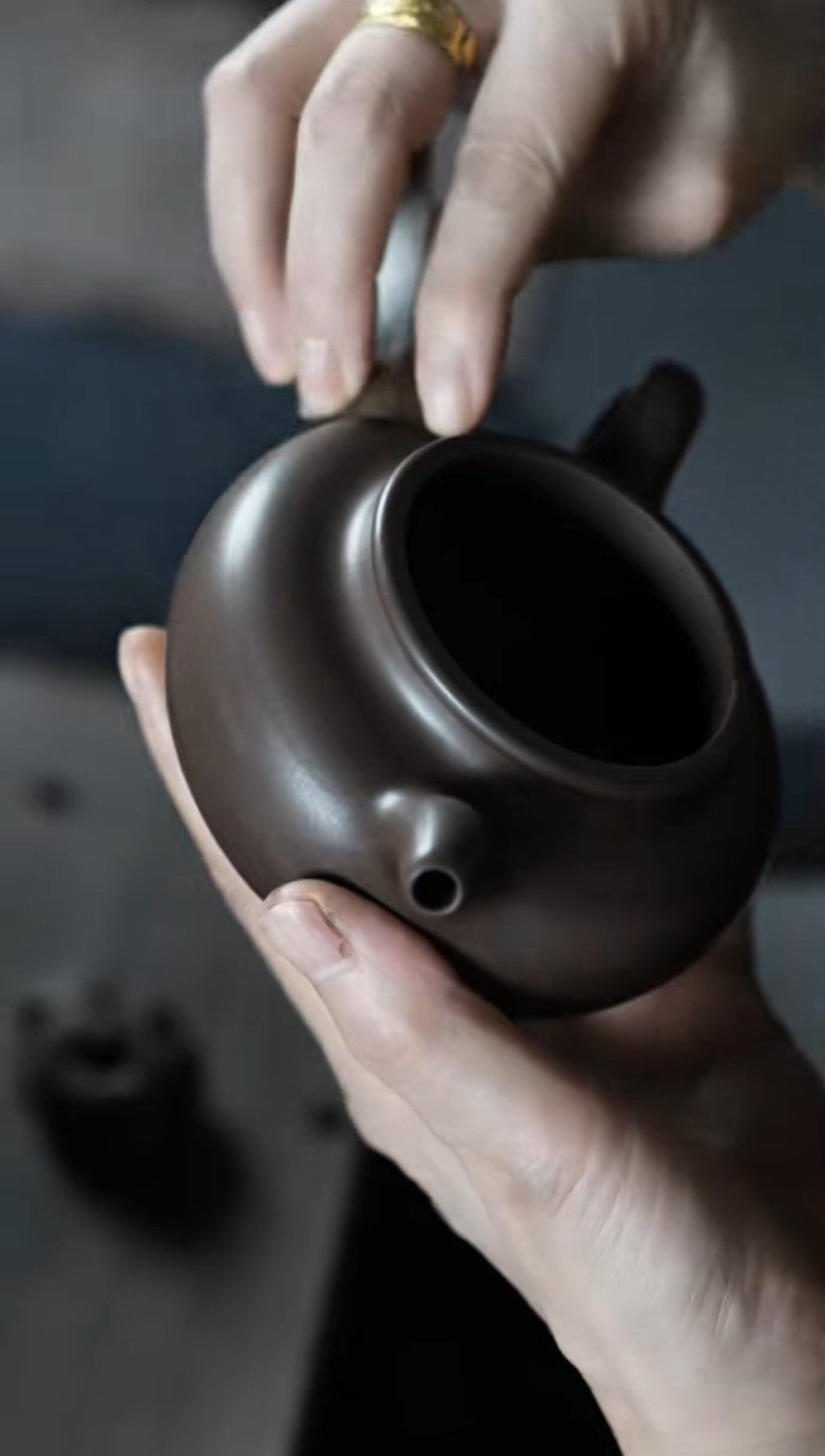 clay teapot making